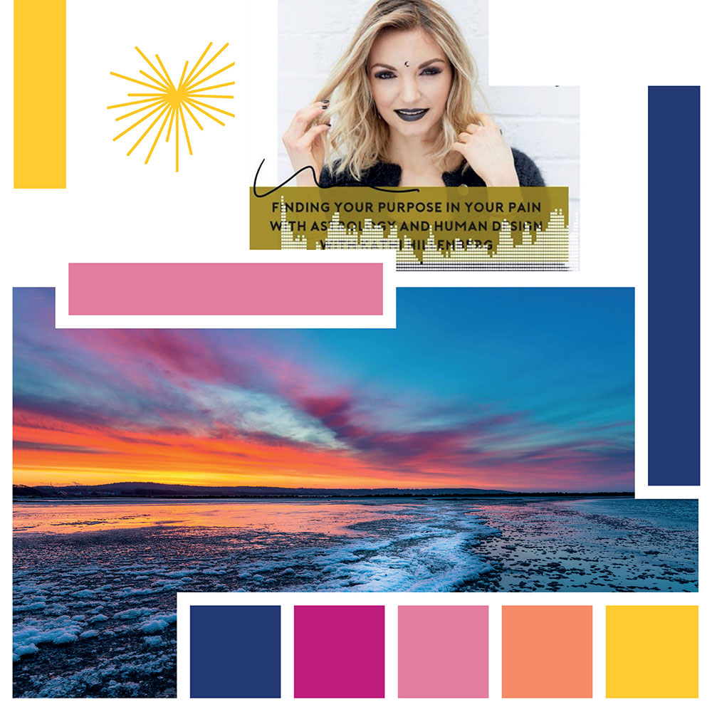 Colour perception and design mood boards